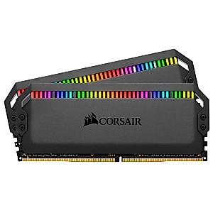 Corsair Dominator Platinum RGB 16GB (2x8GB) DDR4 3200 (PC4-25600) C16 1.35V Desktop Memory