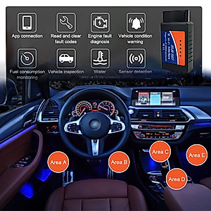 Elm327 WiFi OBD2 Interface Can Bus Scanner Diagnostic Tool with Original 25k80 Chip Support iOS/Android V2.1