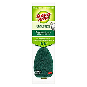 Scotch-Brite Heavy Duty Dishwand Refills, Keep Your Hands Out of Dirty Water, 2 Refills