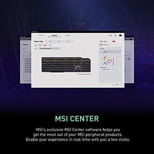 MSI Clutch GM11 White Gaming Mouse, 5000 DPI, 10M Omron Switches, Optical Sensor, Symmetrical Ergonomic Design, RGB Mystic Light Compatible,Black