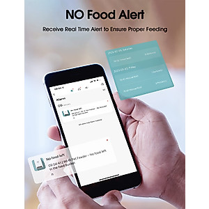 WOPET 6L Automatic Cat Food Dispenser,WiFi Automatic Cat Feeder with APP Control for Remote Feeding,Automatic Dog Feeder with Low Food Sensor and Voice Recorder,Up to 15 Meals per Day