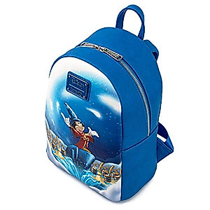 Loungefly Disney Sorcerer Mickey Mouse Womens Double Strap Shoulder Bag Purse