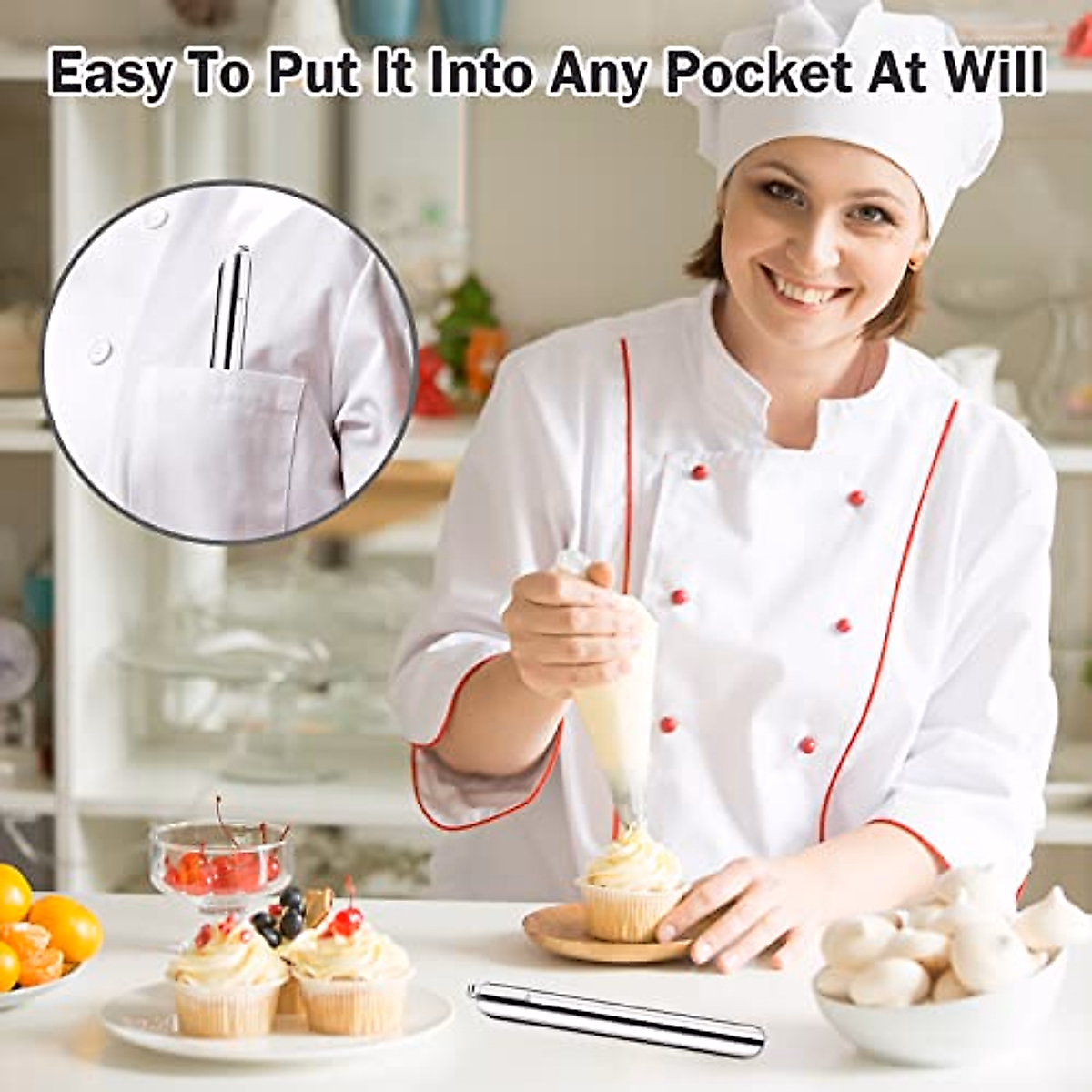 Restaurant Crumb Sweepers, Restaurant Crumb Cleaner, high quality Stainless Steel Crumb Scraper, Crumber tool for Waiters, Waitresses and Servers (1 PACK, Silver)