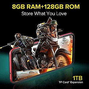 Unlocked Smartphones Ulefone Note 11P, 8GB+128GB Android 11 Unlocked Cell phones, 48MP Quad Rear Camera, 3 Card Slots, 6.55" Punch Hole Screen Dual 4G Unlocked Phone, 4500mAh, Global Bands, US Version