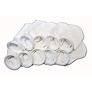 The Filter Pro Filter Sock, 100 Micron, 7" Flange x 16" Long, 10 Pack, Perfect for Aquariums, Made in USA