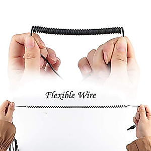 Swive Headset for Motorola HKLN4604 HKLN4604A HKLN4604B with Microphone and PTT - Replaces RLN6423 (2 Packs)