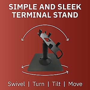 Discount Credit Card Supply DCCStands Freestanding Swivel and Tilt Ingenico Desk/3500/5000 Terminal Stand