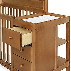 DaVinci Autumn 4-in-1 Crib and Changer Combo in Chestnut | Greenguard Gold Certified