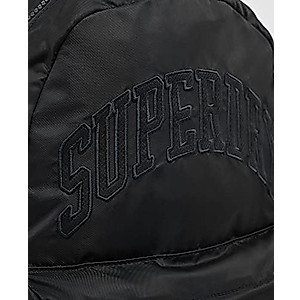 Superdry Mens Unisex Code Graphic Montana Rucksack, Five-Pocket Design Black Size One Size