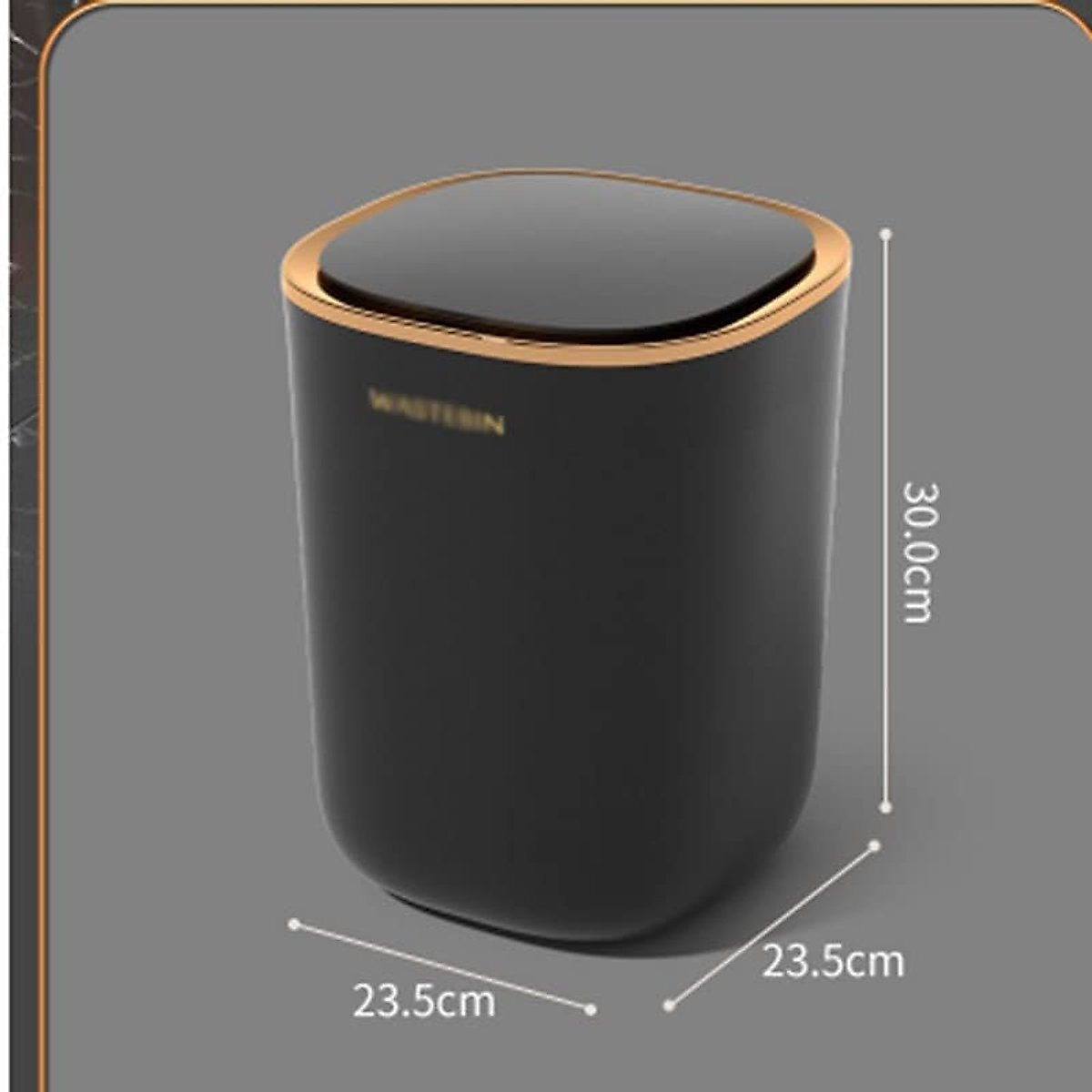 XBWEI Smart Trash can Automatic Induction Trash can Household Kitchen Toilet Trash can Waterproof with lid Trash can ( Color : OneColor , Size : 23.5 X 23.5 X 30cm )