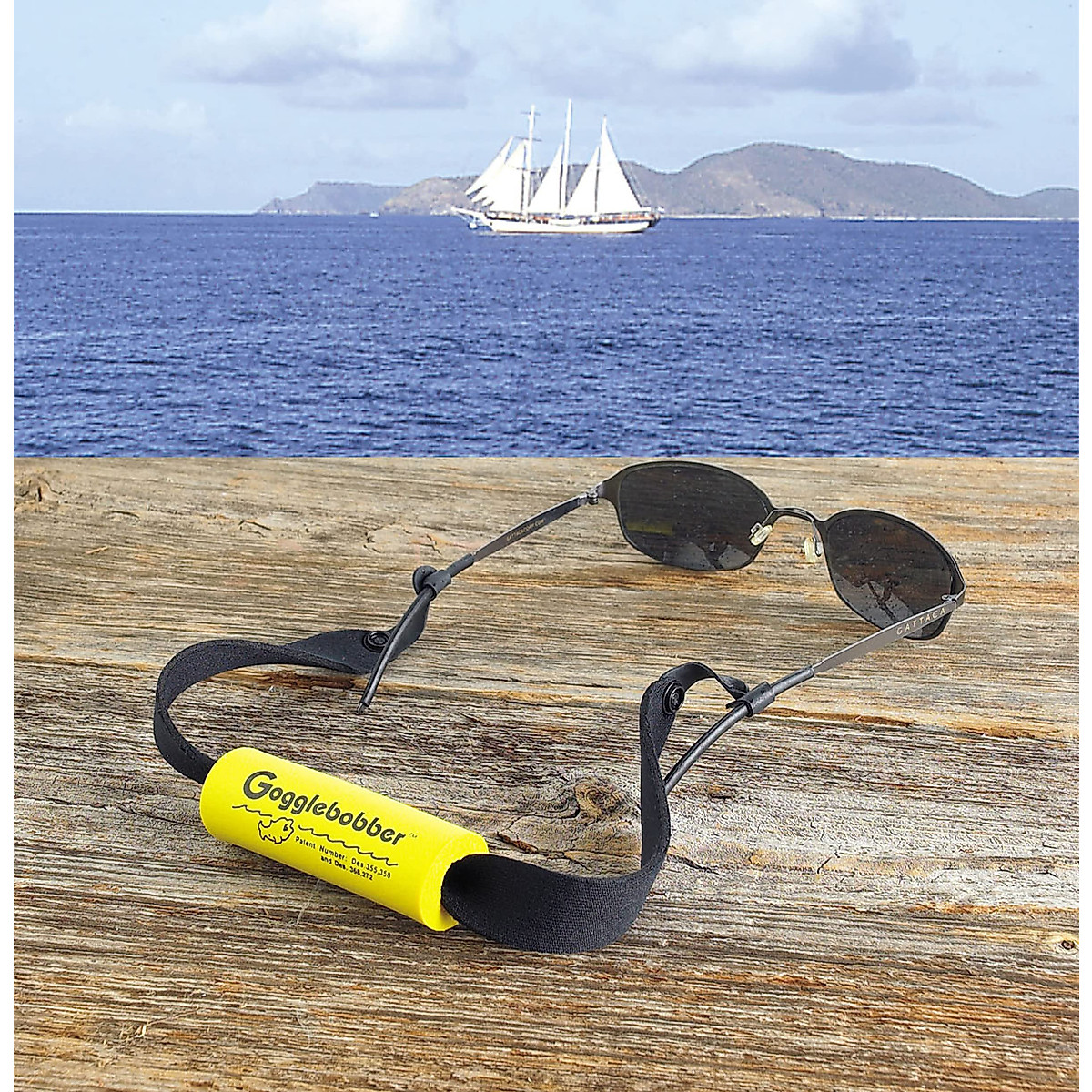 Gogglebobber Floating Sunglass Retainer 2-pack - Durable Elastic Eyewear Retainer Ideal for Fishing, Swimming & Boating - Never Lose Your Glasses in the Water Again with our Floating Eyeglass Strap