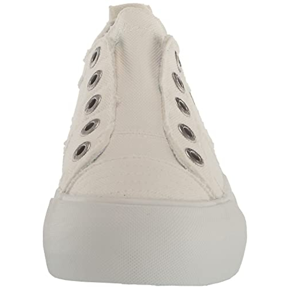 Blowfish Malibu Women's Sadie Sneaker, White Smoked 16oz Canvas, 7.5M