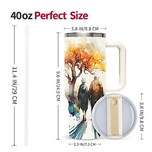 Husband Gifts, Gifts for Husband, Husband Birthday Gifts Tumbler with Handle 40oz, Best Husband Ever Gifts for Him, Husband Gifts from Wife, Valentine Wedding Anniversary Christmas Gifts For Husband