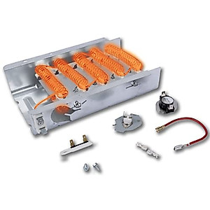 Dryer Heating Element Replaces For Whirlpool WED4815EW1 WED5000DW2 WED6200SW1 WED6600VW0 WED4800BQ1 WED4800XQ0 WED4800XQ1 WED4900XW0 WED49STBW1 WED5100VQ1 WED5200VQ1 WED5300SQ0 WED5540SQ0 WED7000DW1