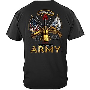 US Army Mens This We'll Defend T Shirt - Mens Black tee - 1775 Military Licensed
