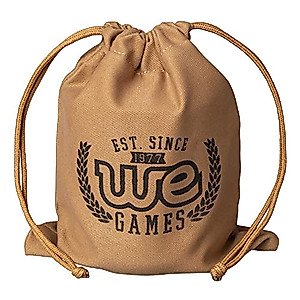 WE Games Professional Handmade Black Leather Dice Cup Set, Comes with 5 Standard Game Dice & Cloth Bag, Dice Roller for Liars Dice Farkle & Board Games, Durable Stitched Dice Cups