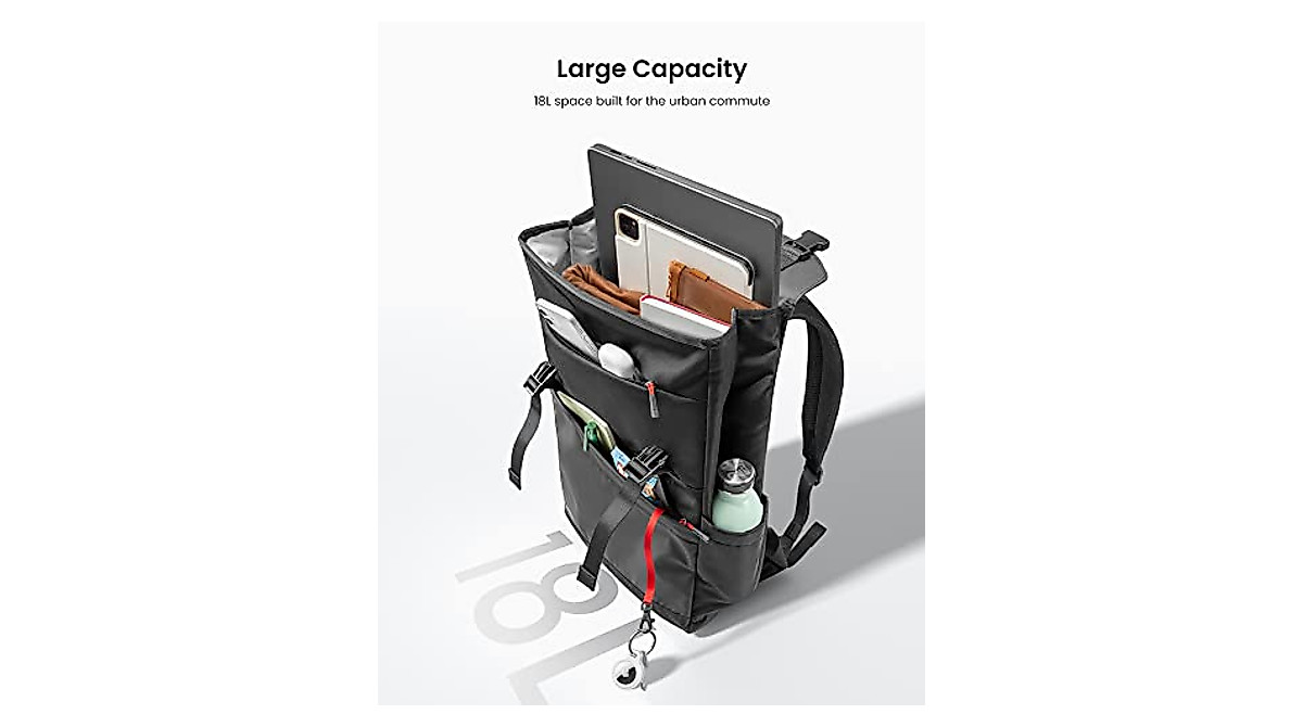 tomtoc Slim Water-Resistant Backpack for 13-16 Inch Laptops