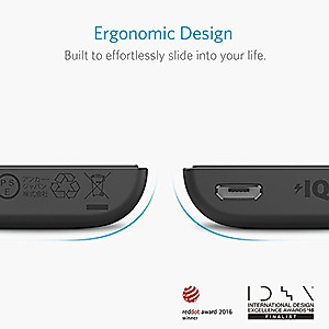 Anker PowerCore Slim 5000 Portable Charger, Ultra Slim 5000mAh External Battery with High-Speed Charging Technology, Pocket Friendly Power Bank, Perfectly Designed for Smartphones