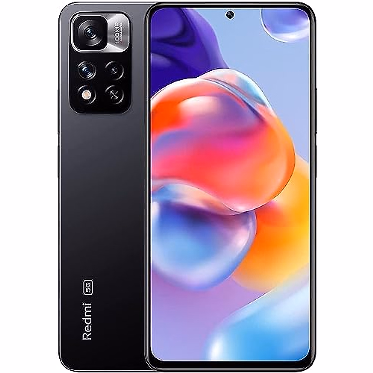 redmi Xiaomi Note 11 Pro+ Plus 5G + 4G 128GB + 6GB Unlocked 6.67" 108MP Night (Not Verizon Sprint Boost Cricket Metro At&T) + (w/Fast Car 51W Charger Bundle) (Graphite Gray)