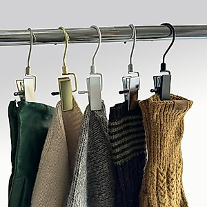 Hang-All Boot Clips, 6" Premium Chrome Metal with EuroClip, 10 CN