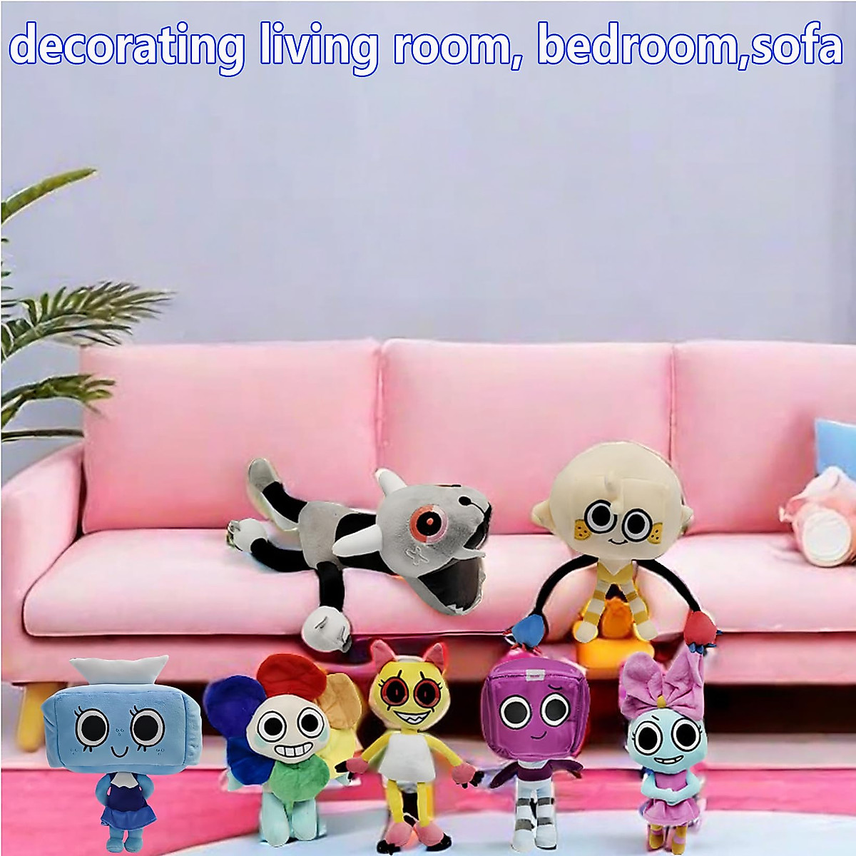 Dandy's World Plush for Game Fans 12.5 Inches Soft Stuffed Animal Figure Doll Pillow Gift Kids Birthday Christmas Home Decors (Dandy's World C)