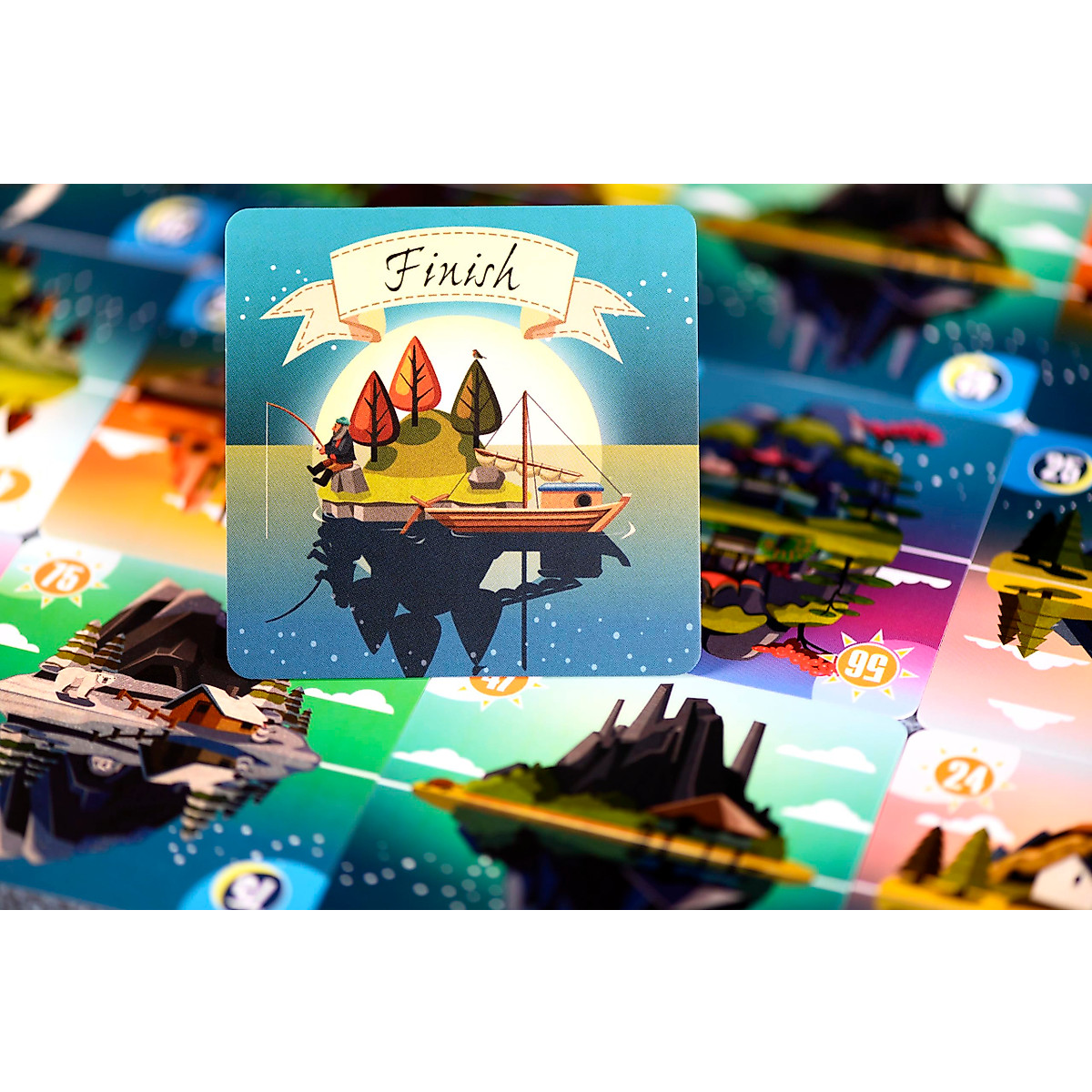 Lucky Duck Games Tranquility Board Game - Set Sail for Paradise in This Silent Cooperative Adventure! Strategy Game, Family Game for Kids and Adults, Ages 8+, 1-5 Players, 15-20 Min Playtime, Made