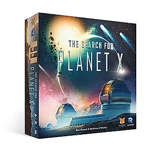 Renegade Game Studios The Search for Planet X, 1-4 Players, Ages 13+, 60-75 Minutes, Take on The Role of Astronomers, Deduction Game