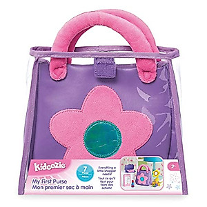 Kidoozie My First Purse - Pretend Play Purse with Wallet, Credit Card, Lipstick, Mirror, and More for Ages 2+. Kids Will Love Pretending to be Grown-ups!