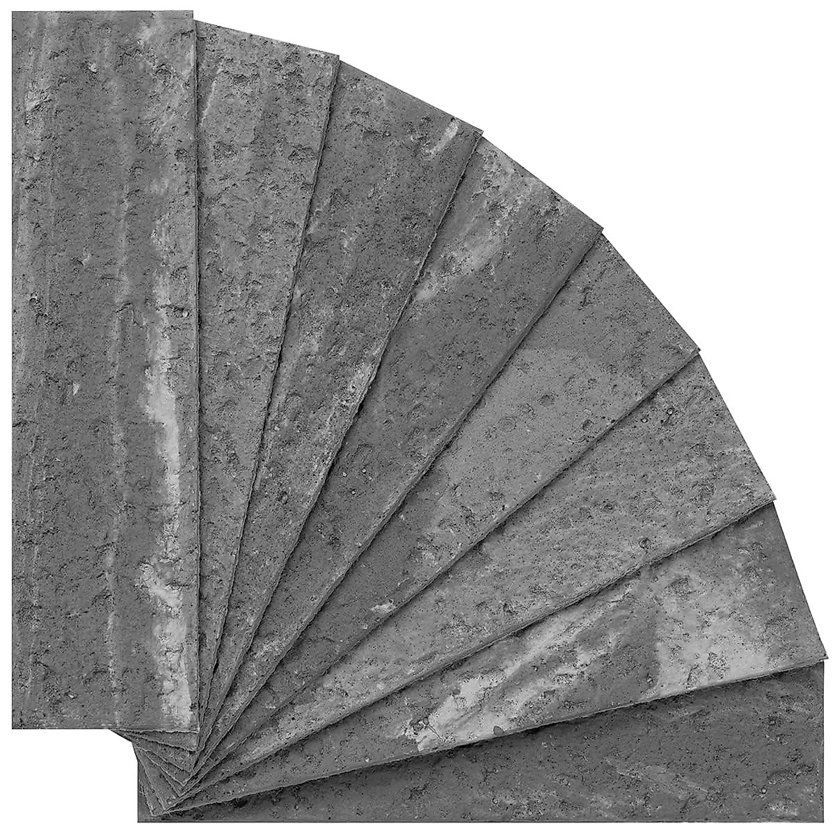 TORURAL 100 Grey Faux Brick Wall Tiles, 3D Thin Brick Veneers for Bedroom, Bathroom, Kitchen, Fireplace and Fence Wall Panels (14.2 sq.ft)