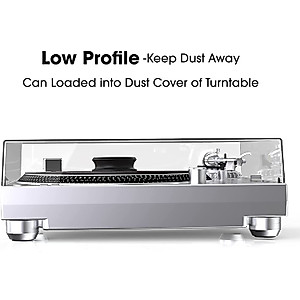 Record Weight Stabilizer, DIGITNOW Turntable Weight Clamps,for Turntable Vinyl Disc LP Record Player,Aluminum LP Stabilizer(Black) to Fits Under The Dust Cover of Turntable Vinyl Disc LP