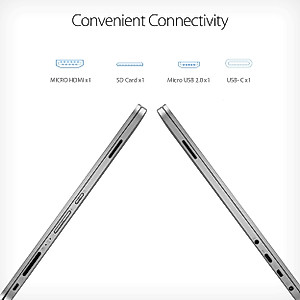 ASUS VivoBook Flip 14 Thin and Light 2-in-1 Laptop, 14” HD Touchscreen, Intel Celeron N4020 Processor, 4GB DDR4, 64GB Storage, Windows 10 Home in S Mode, Light Grey, TPM, Fingerprint, J401MA-DB02