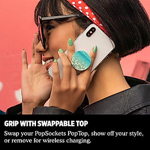 PopSockets Phone Grip with Expanding Kickstand, Blue Lagoon