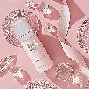PARFUMS de MARLY - Delina Hair Mist - 2.5 Fl Oz - Ancillaries for Women - Top notes Rhubarb, Lychee, Bergamot Essence - Heart notes Turkish Rose, Peony, Vanilla - Base notes Cashmeran, Musk - 75ml