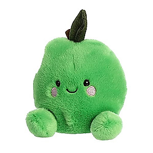 Aurora® Adorable Palm Pals™ Jolly Green Apple™ Stuffed Animal - Pocket-Sized Fun - On-The-Go Play - Green 5 Inches