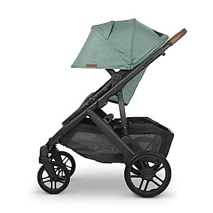 Vista V2 Stroller - Gwen (Green mélange/Carbon/Saddle Leather)