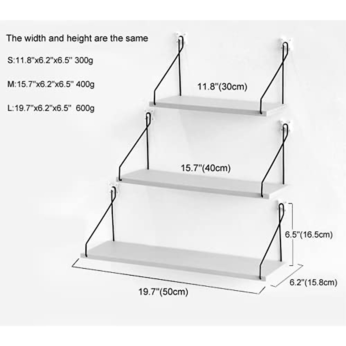 ZoTuoART Nordic Wooden Wall Shelf Storage Racks Shelves Drawers Partition Living Room Simplified Stacks Wall Hanging Pure Wood Floating Shelves Pink 16inch(40cm)-M