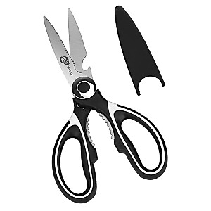 KissAir Portable Camp Kitchen Utensil Organizer Set Reusable Brushed 18/8 Stainless Steel Round 9 Inch Plates Dish