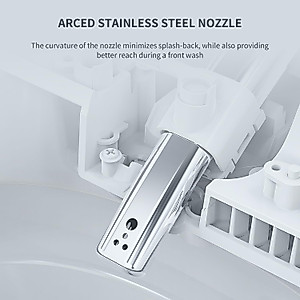 LEIVI Smart Toilet with Built-in Bidet Seat, Tankless Toilet with Auto Lid Opening, Closing and Flushing, Heated Seat, Digital Display, Remote Control, Elongated