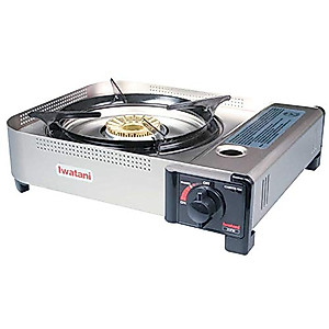 Iwatani 35FW Single-Burner Butane Portable Cooktop Indoor & Outdoor Cooking Stove Medium