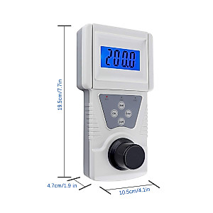 BriSunshine Lab Turbidity Meter, Handheld Portable Turbidimeter for Testing Turbidity of Liquids, Measuring Range 0-200 NTU, ISO 9001 Certification Compliant