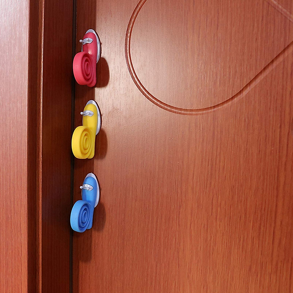 IMIKEYA 10 Pc Door Stoppers, Rubber Door Stopper Kids Door Safety Finger Trap Stoppers Protector Guard Pads in Kids Bedroom Door Edge Safety Bumpers