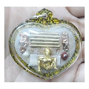 Miracle Magic Amule Thai Locket Ma Sep Nang Inn Koo E-pher Charm Inn Koo Takrud Buddha Talisman Power Couple Lover Partner Love Money Business Fortune Luck Blessed by Kruba Tao