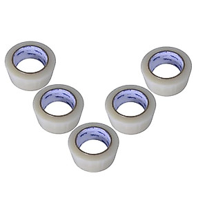 5 Rolls Molding Tape - All Weather, No Residue - 2" x 108' Clear Perforated (6")