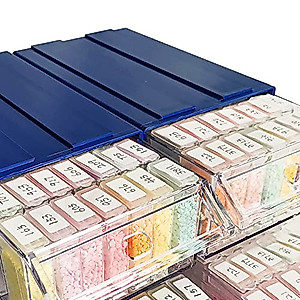 5D Diamond Painting Storage Drawer, 35-140 Grids Detachable Storage Box for Beads Buttons Studs Nail Art Rhinestones