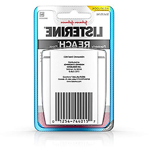 Listerine Gentle Gum Care Interdental Floss for Sensitive Gums, Oral Care, Mint, 50 Yards (Pack of 6)