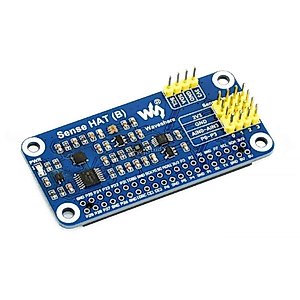 XYGStudy Sense HAT (B) I2C Interface Onboard Multi Powerful Sensors Including Gyroscope Accelerometer Magnetometer Barometer Temperature and Humidity Sensor for Raspberry Pi Series Boards