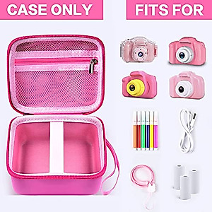 PAIYULE Case Compatible with Instant Camera for Kids Digital Video Cameras Storage Holder Also for Seckton/for CIMELR/for Homspal/for Dylanto/for Desuccus/for OZMI Kids Camera Toys(Box Only)