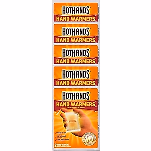 HotHands Hand Warmers, 10 count (5 pack with 2 warmers per pack)