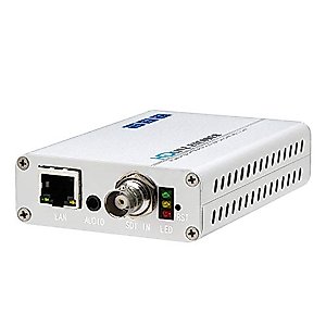 HaiweiTech HES-101 HEVC Encoder H.265 H.264 1080P@30 fps SD/HD/ 3G-SDI to IP Encoder IPTV HD Video Audio Live Streaming Encoder HD-SDI Transmitter with HTTP, RTSP, UDP, SRT, HLS, RTMP, Multicast
