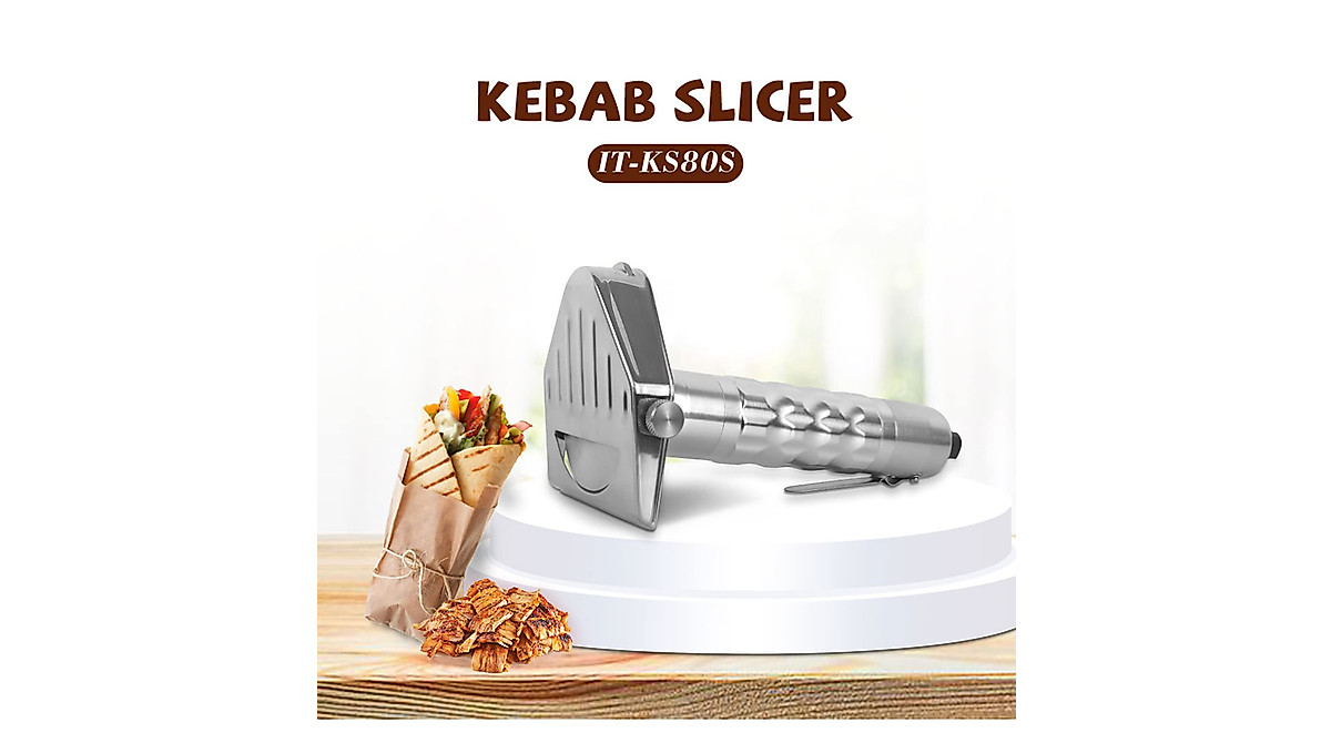 Commercial Electric Gyro Slicer for Shawarma & Kebab | 0-6mm Adjustable ...